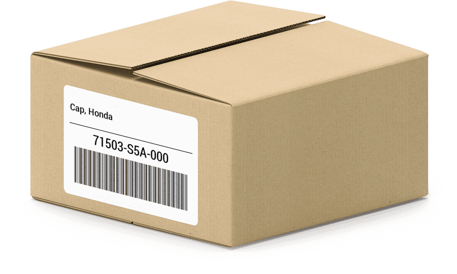 71503-S5A-000 - Cap, Honda OEM | Megazip.net