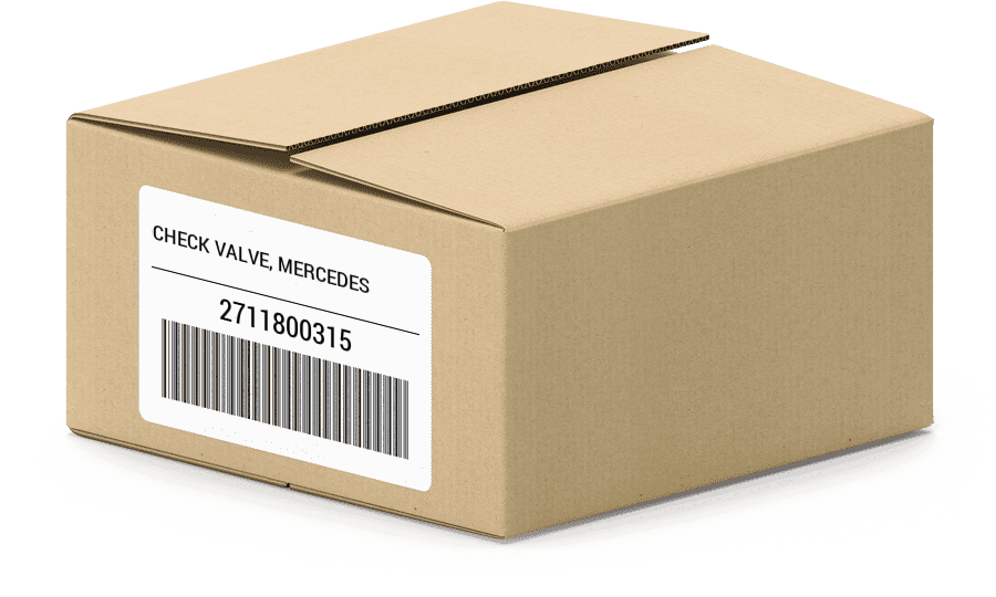 2711800315 - CHECK VALVE, MERCEDES OEM | Megazip.net