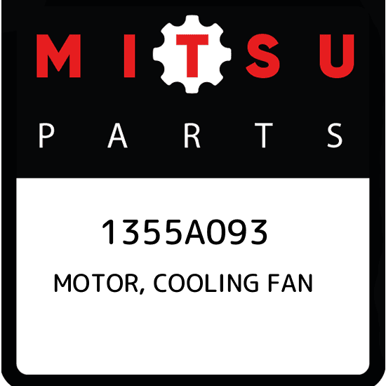 1355A093 Mitsubishi Motor, cooling fan 1355A093, New Genuine OEM Part ...