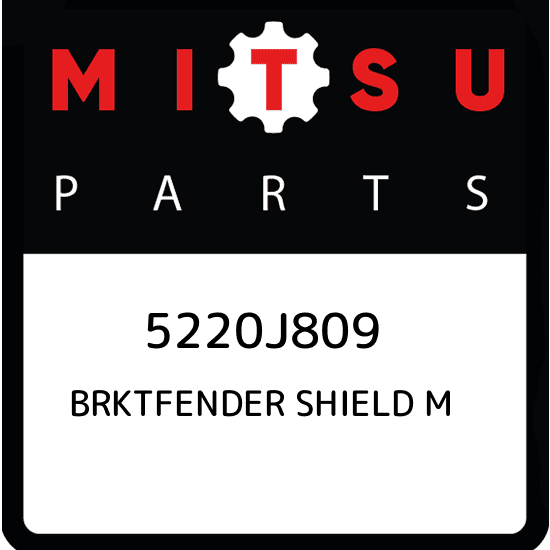 5220J809 Genuine Mitsubishi BRKT FENDER SHIELD M OEM for sale online | eBay
