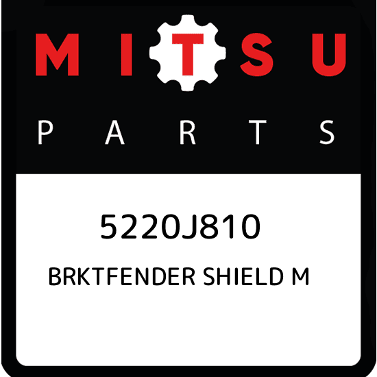 5220J810 Genuine Mitsubishi BRKT FENDER SHIELD M OEM for sale online | eBay