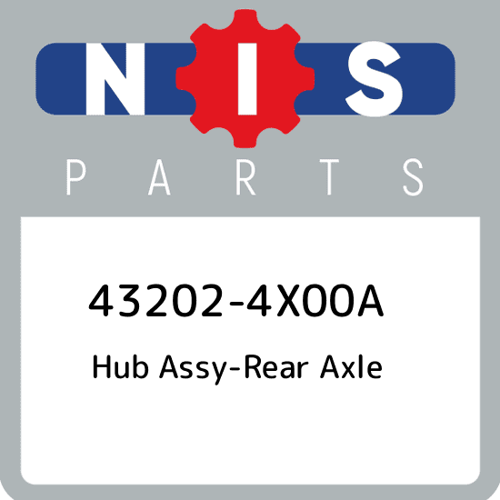 43202-4X00A Nissan Hub assy-rear axle 432024X00A, New Genuine OEM Part ...