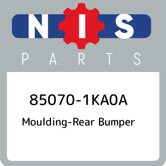 85070-1KA0A Nissan Moulding-rear bumper 850701KA0A, New Genuine OEM ...