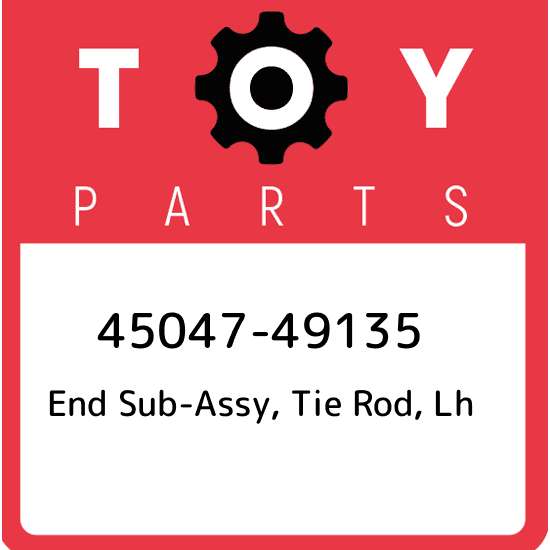 45047-49135 Toyota End sub-assy, tie rod, lh 4504749135, New Genuine ...