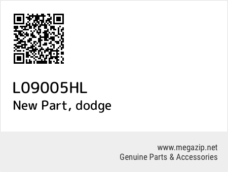 L09005HL - BULB HEADLAMP, DODGE OEM | Megazip.net