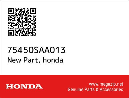 75450-SAA-013 - Outlet assy, Honda OEM | Megazip.net