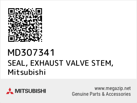 MD307341 - SEAL, EXHAUST VALVE STEM, Mitsubishi OEM | Megazip.net