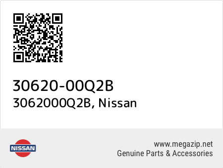 30620-00Q2B - 3062000Q2B, Nissan OEM | Megazip.net