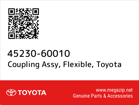 45230-60010 - Coupling Assy, Flexible, Toyota OEM | Megazip.net
