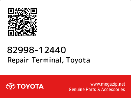 82998-12440 - Repair Terminal, Toyota OEM | Megazip.net