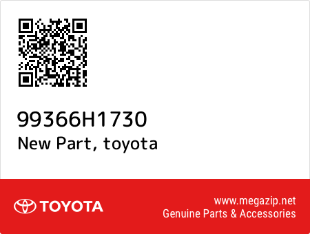 99366-H1730 - Belt, V(For Fan & Alternator), Toyota OEM | Megazip.net